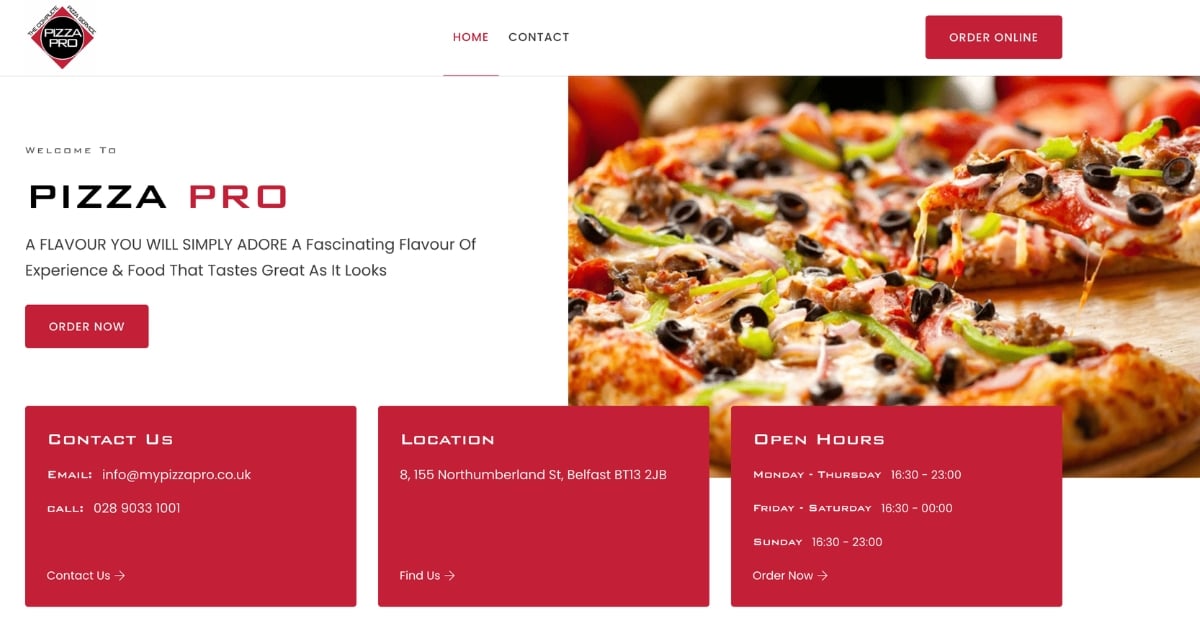 Pizza Pro Belfast | Pizza Takeaway Order Online